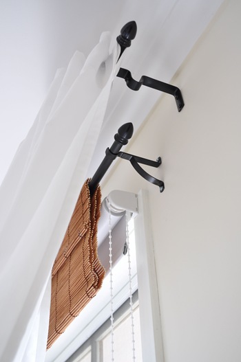 Bamboo Faux Window Valance | The Painted Hive